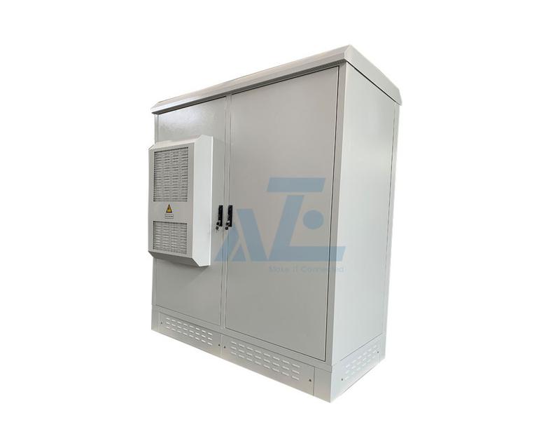 IP55 Rated Dual Bay Outdoor Lithium Battery and Solar Inverter Storage Cabinet System | AZE